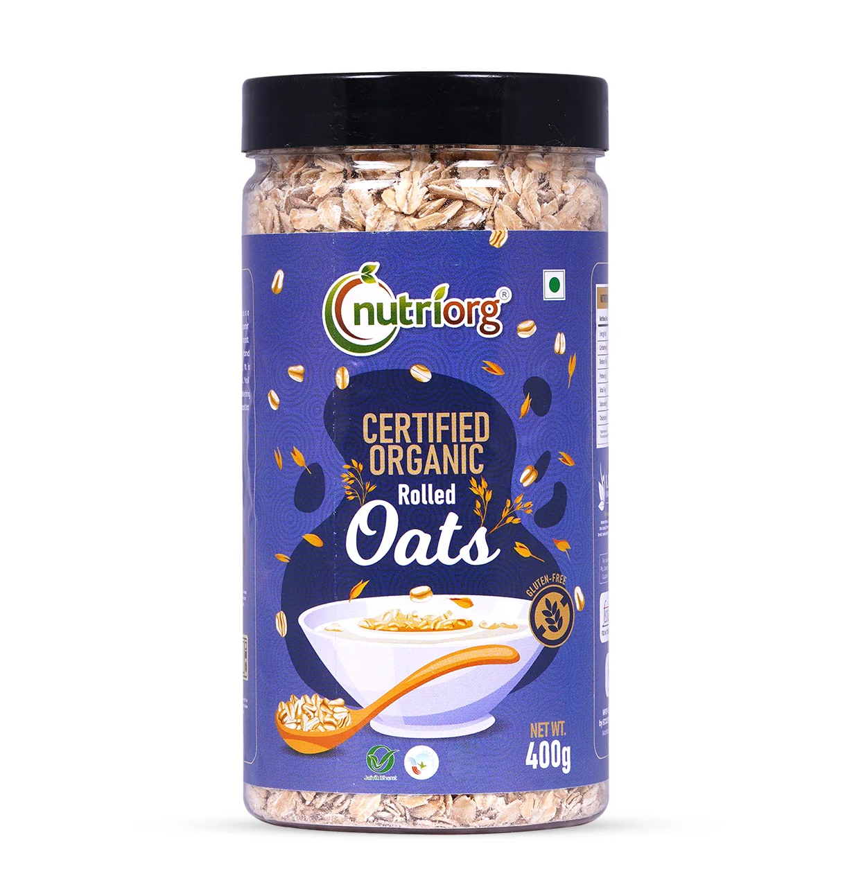 Organic Rolled Oats 400g – Lets Organic