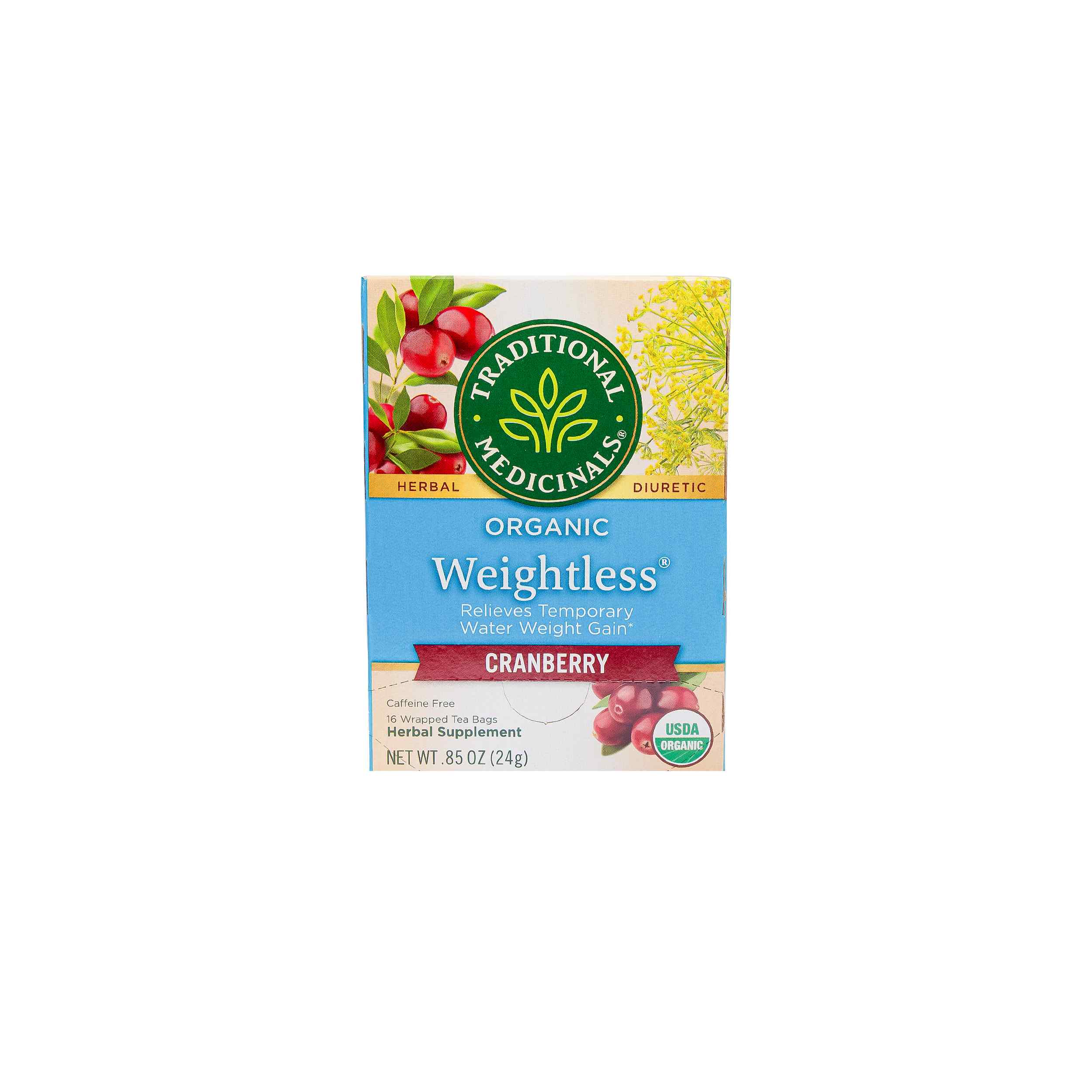 Weightless Cranberry 16 Teabags - Lets Organic