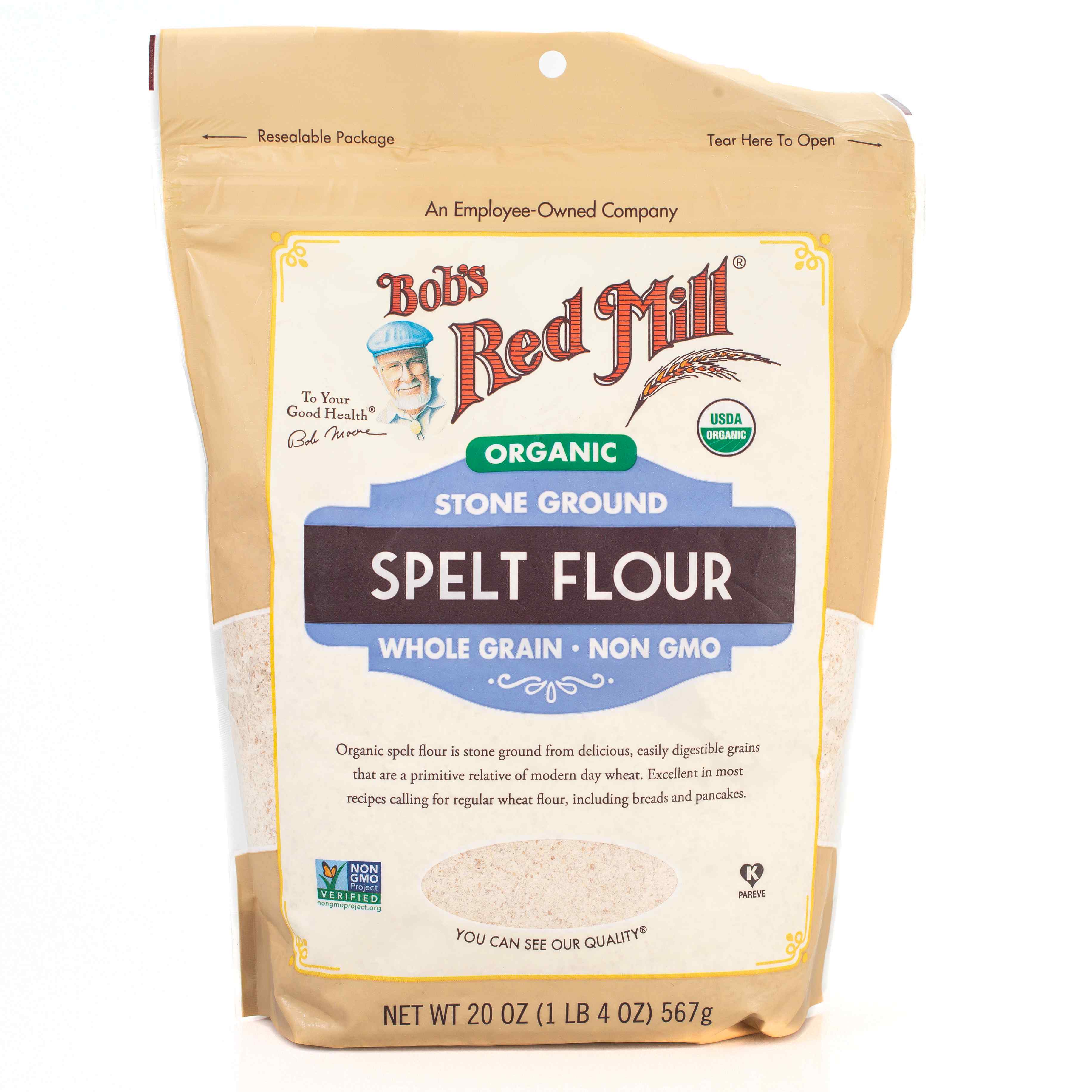 Organic Spelt Flour 20 Oz – Lets Organic