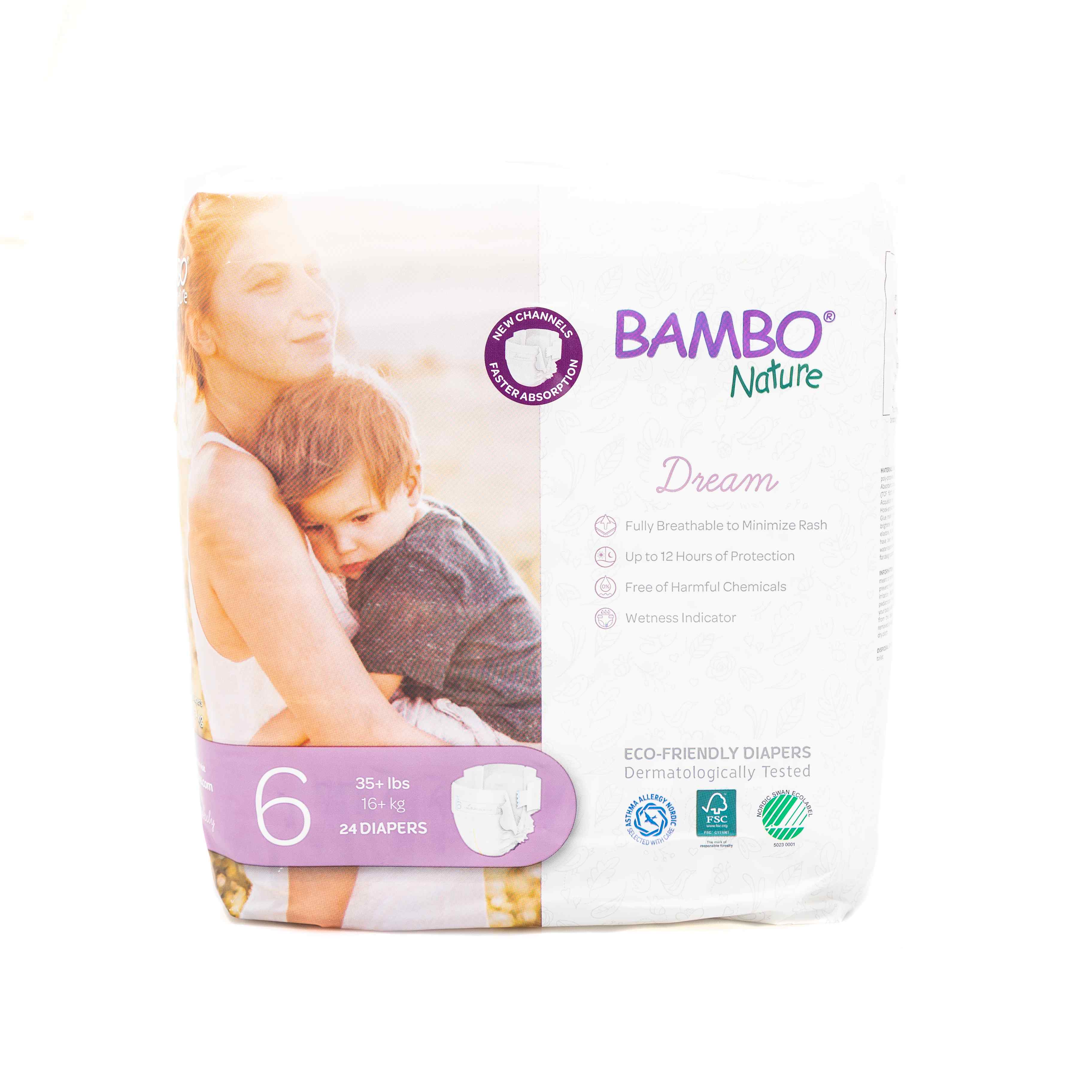 Bambo Nature Diapers Dream Xl 6 16-30Kg – Lets Organic