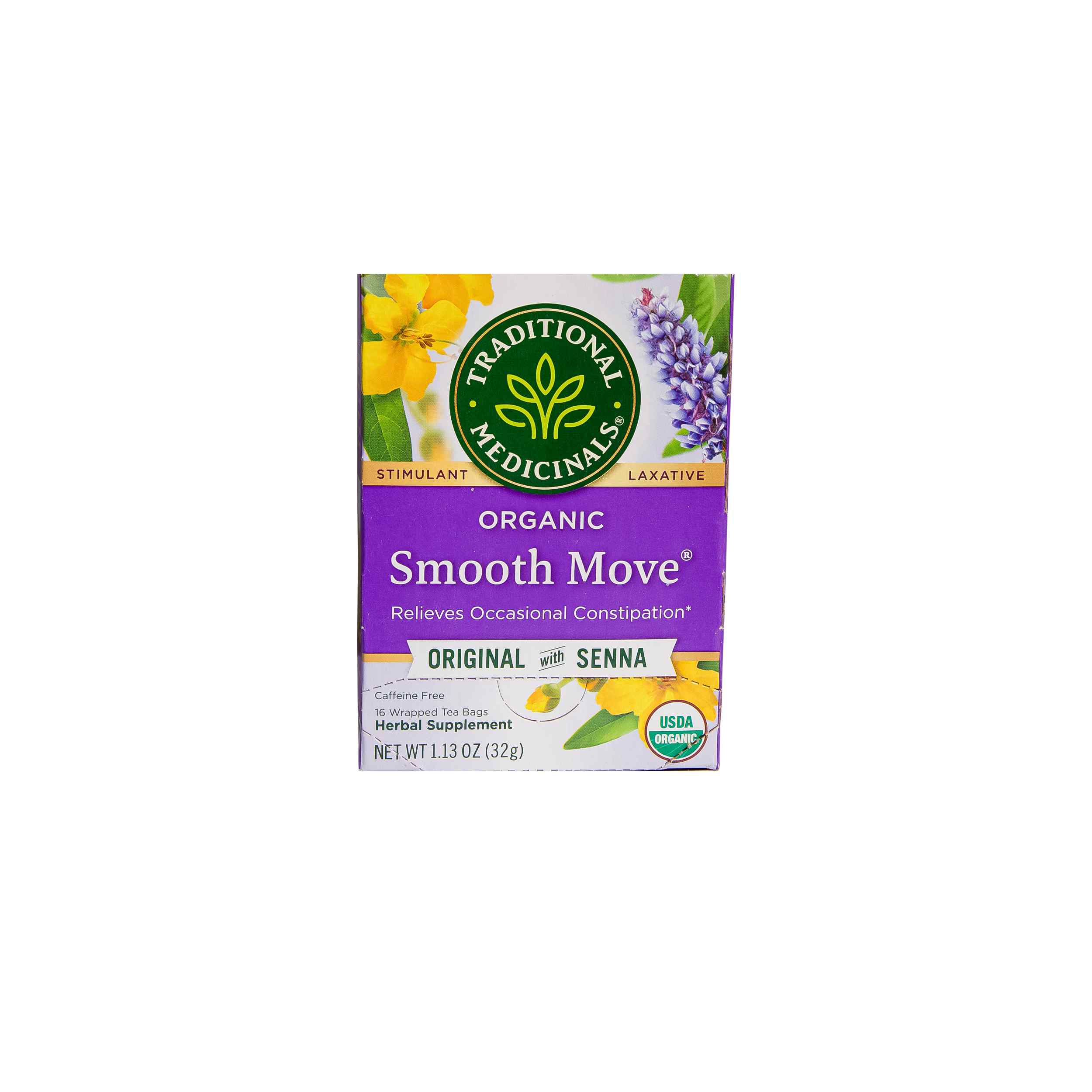 Organic Senna Smooth Move 16 Tea Bags – Lets Organic