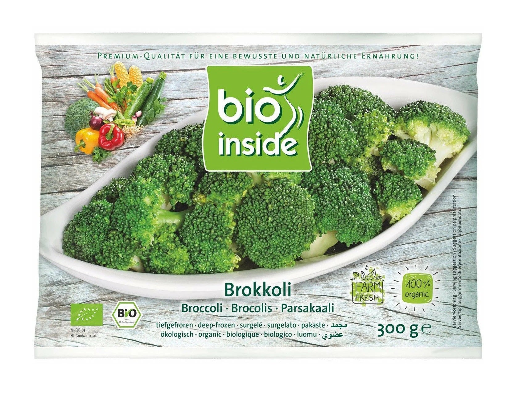 Organic Frozen Broccoli 300g – Lets Organic