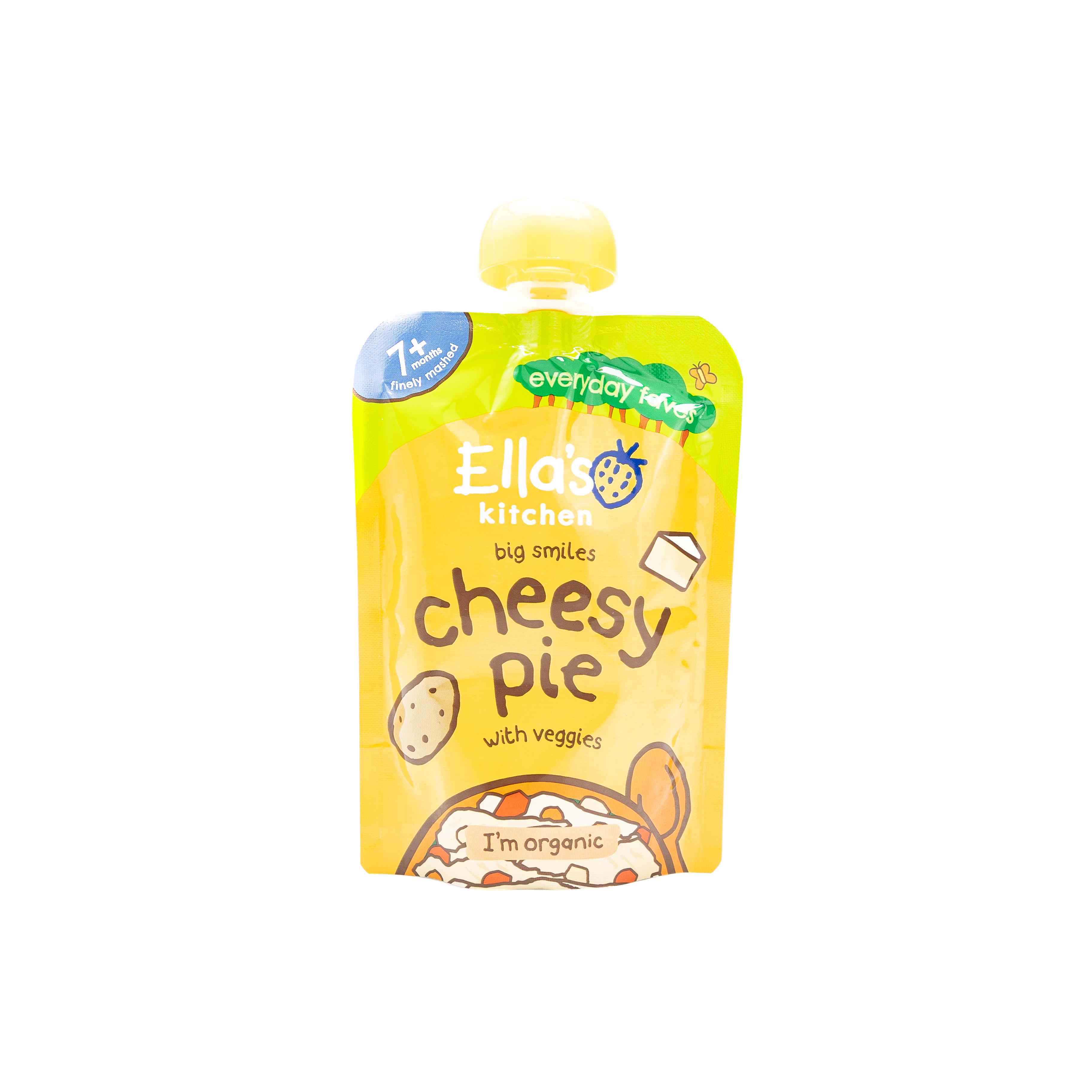 Organic Cheesy Pie With Veggies 130g - Lets Organic