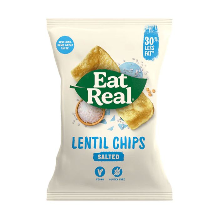 Organic Lentil Sea Salt Chips 40g – Lets Organic
