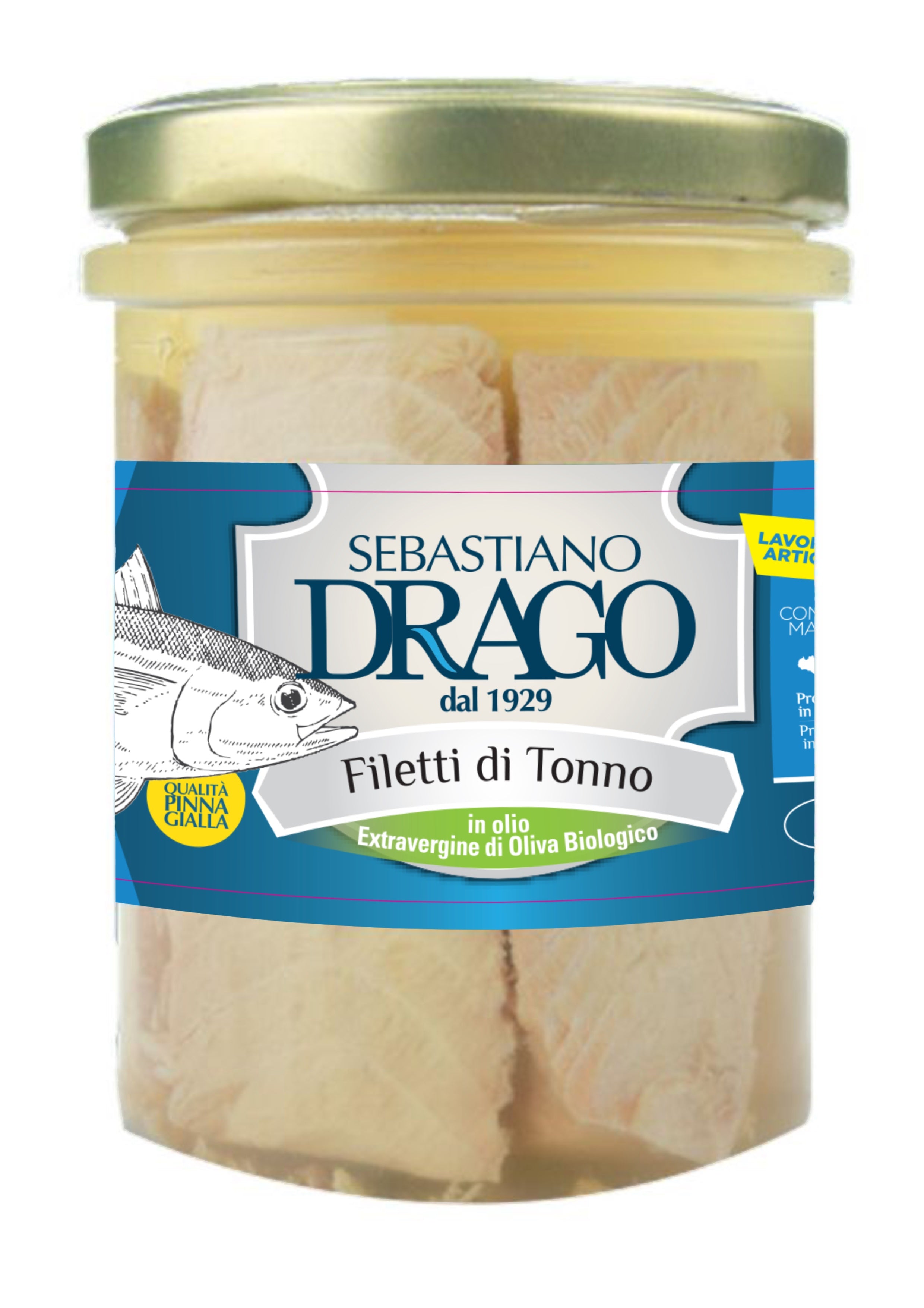 Fillets Of tuna in Organic extra virgin olive oil 200g – Lets Organic