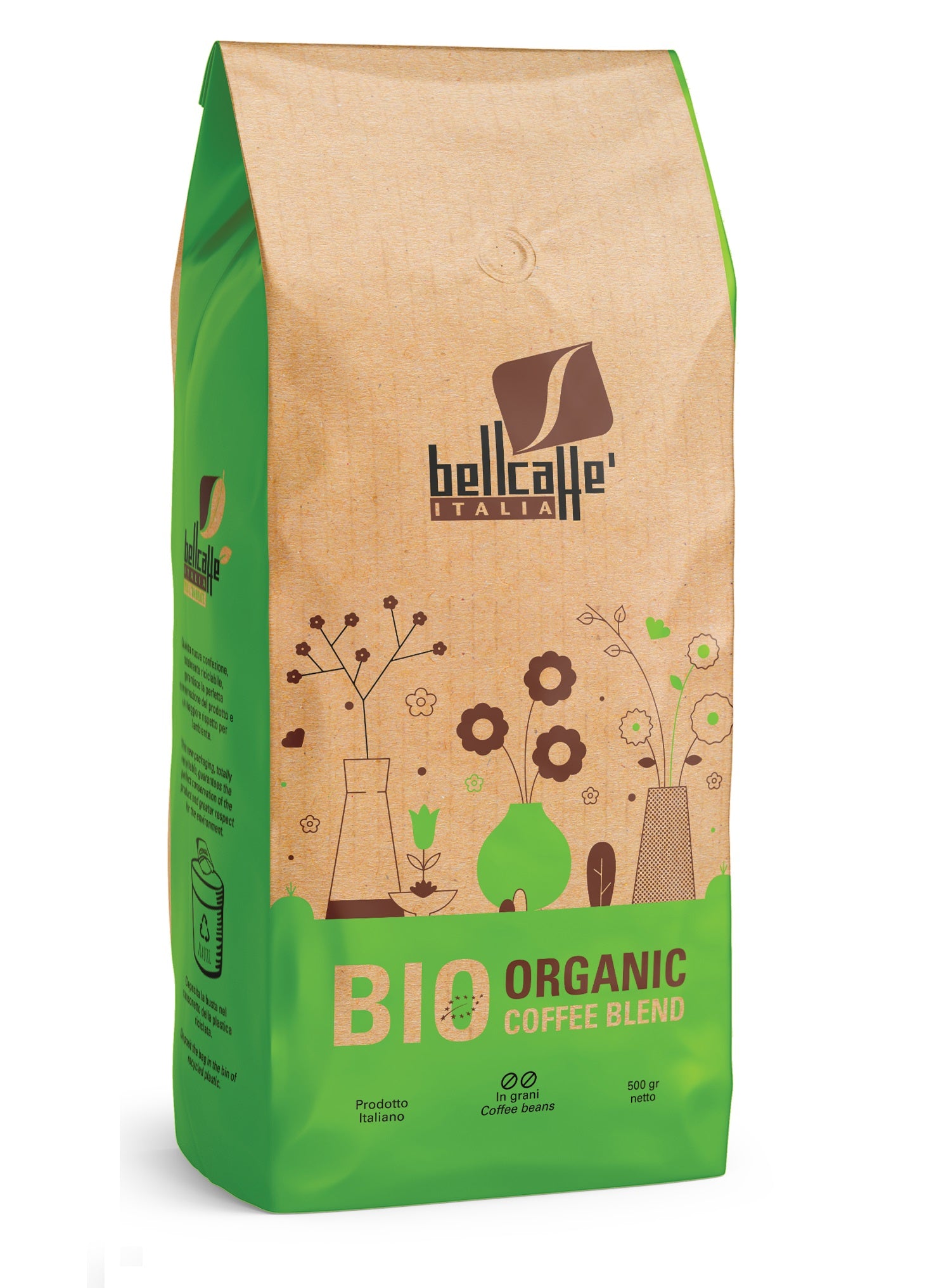 Organic Coffee Blend 500g (60% Arabica – 40% Robusta) – Lets Organic
