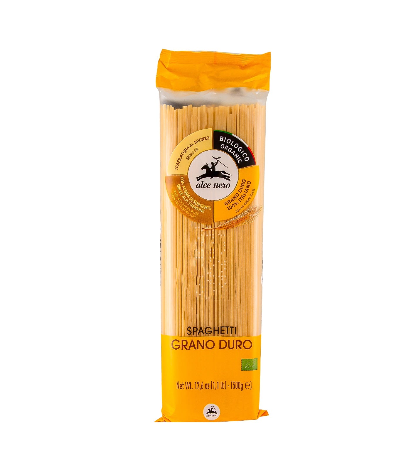 Organic Whole Durum Wheat Semolina Spaghetti 500g – Lets Organic