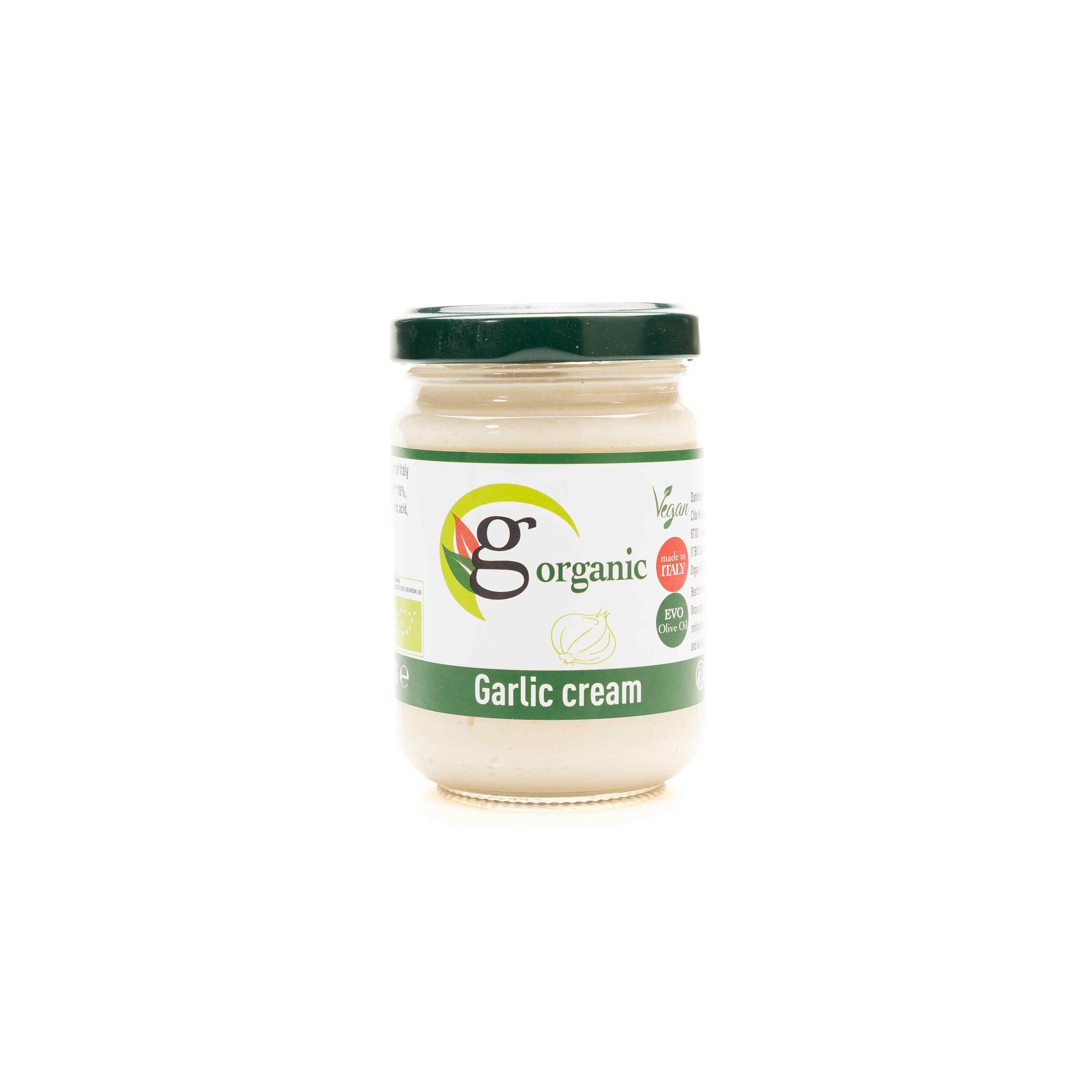Organic Garlic Cream 140g – Lets Organic