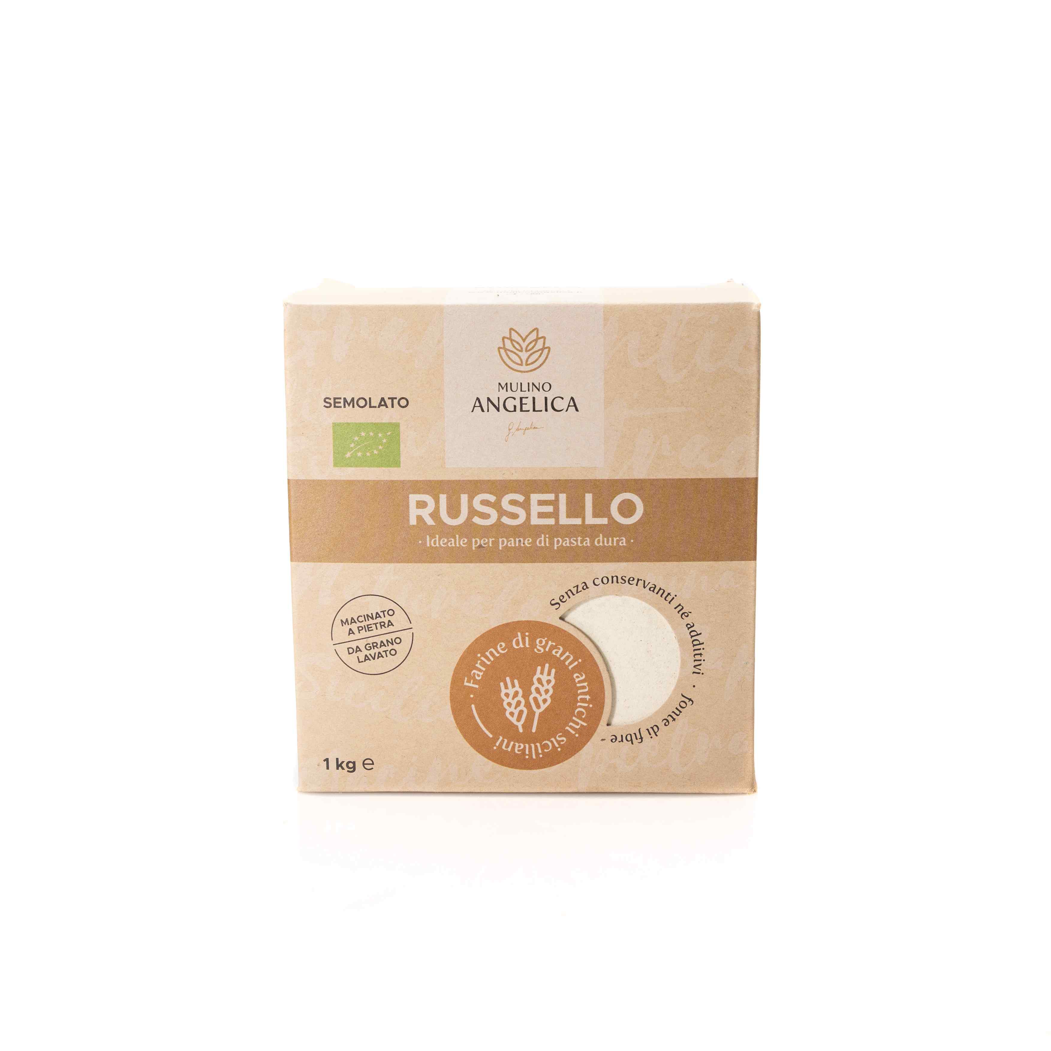 Organic Russello Semolato flour 1kg - Lets Organic