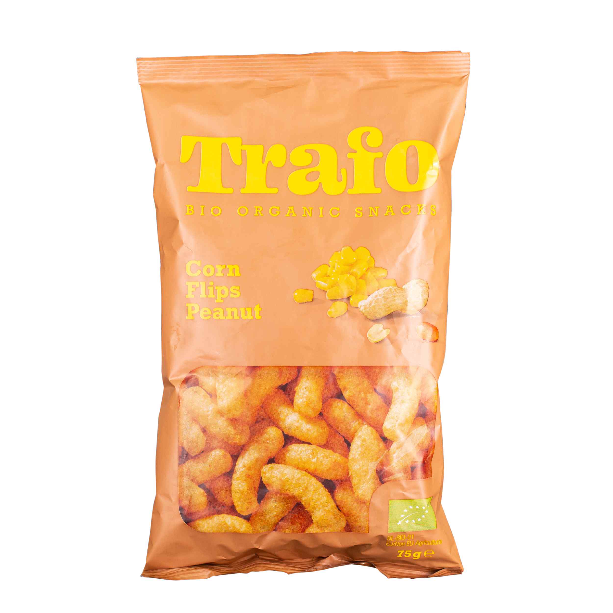 Organic Corn Flips Peanuts 75g – Lets Organic