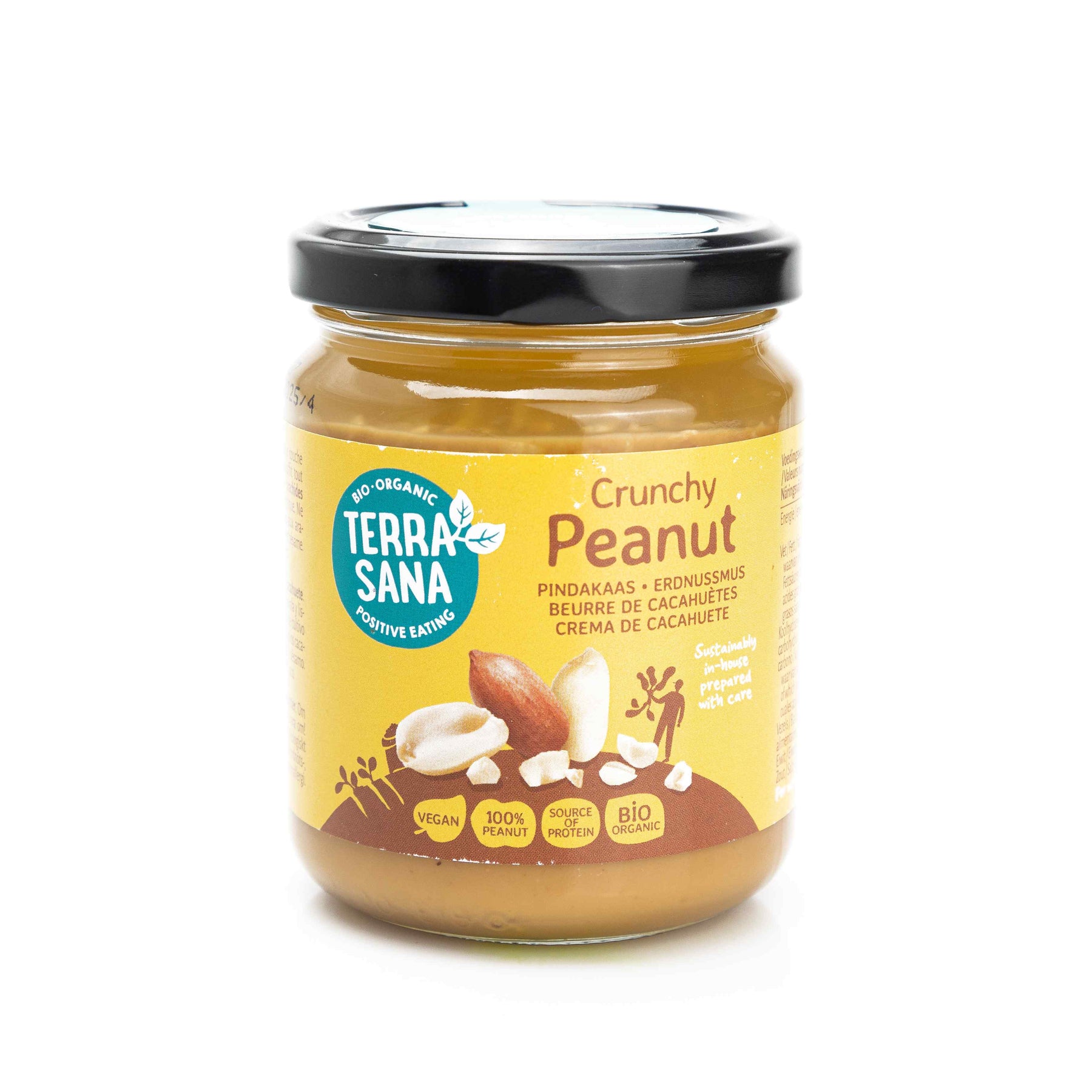 Terrasana Peanut Butter Crunchy 250G – Lets Organic