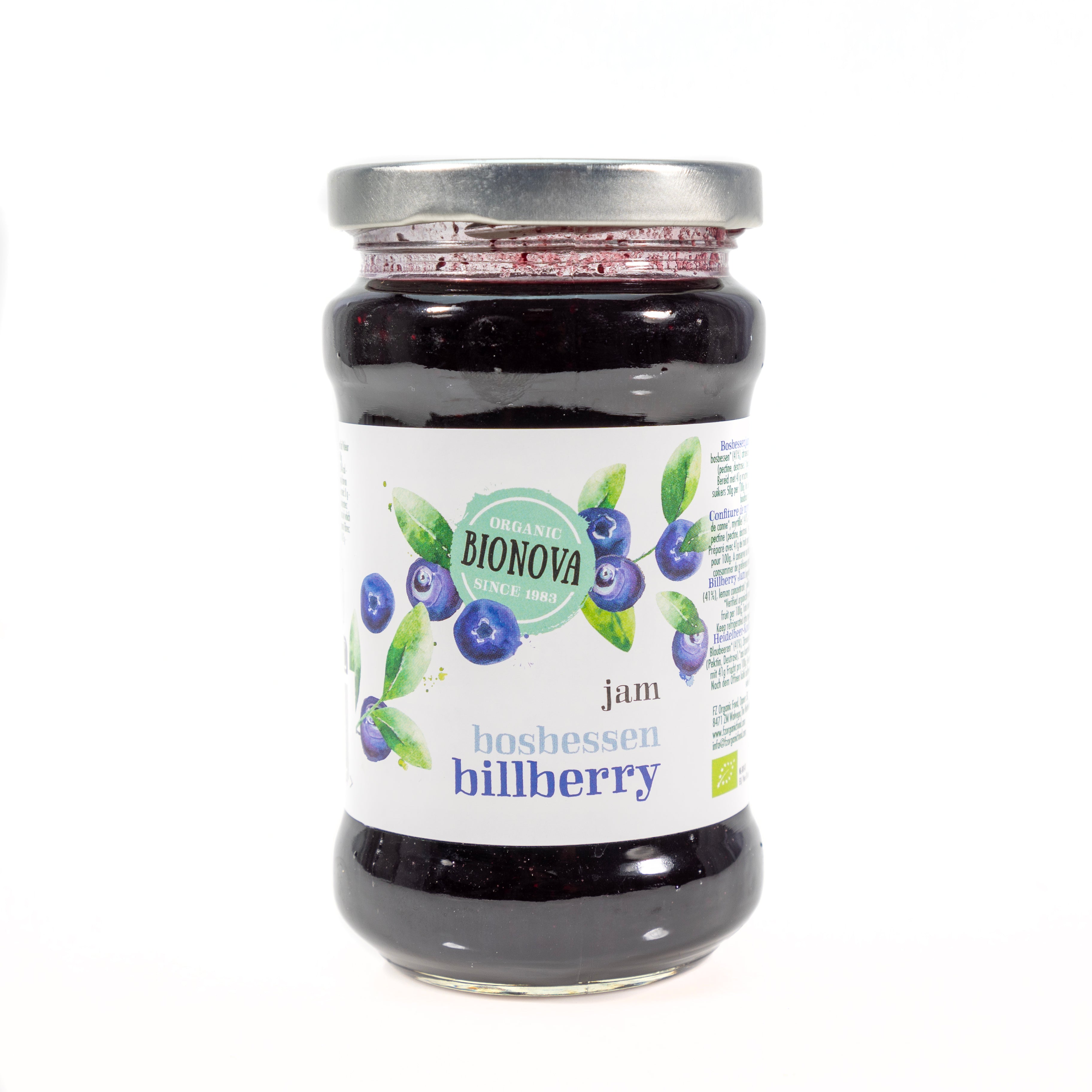 Organic Blueberry Jam 340g – Lets Organic