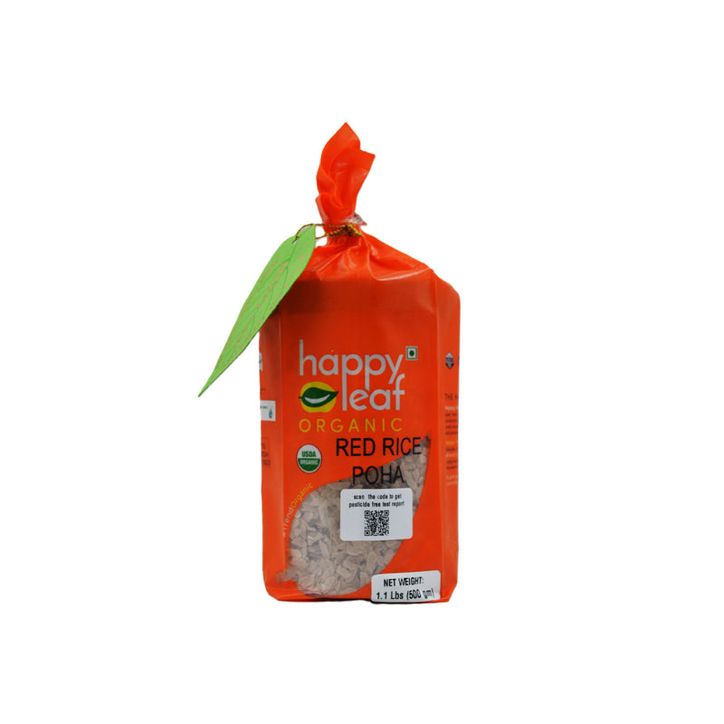 Organic Red Rice Poha 500g – Lets Organic