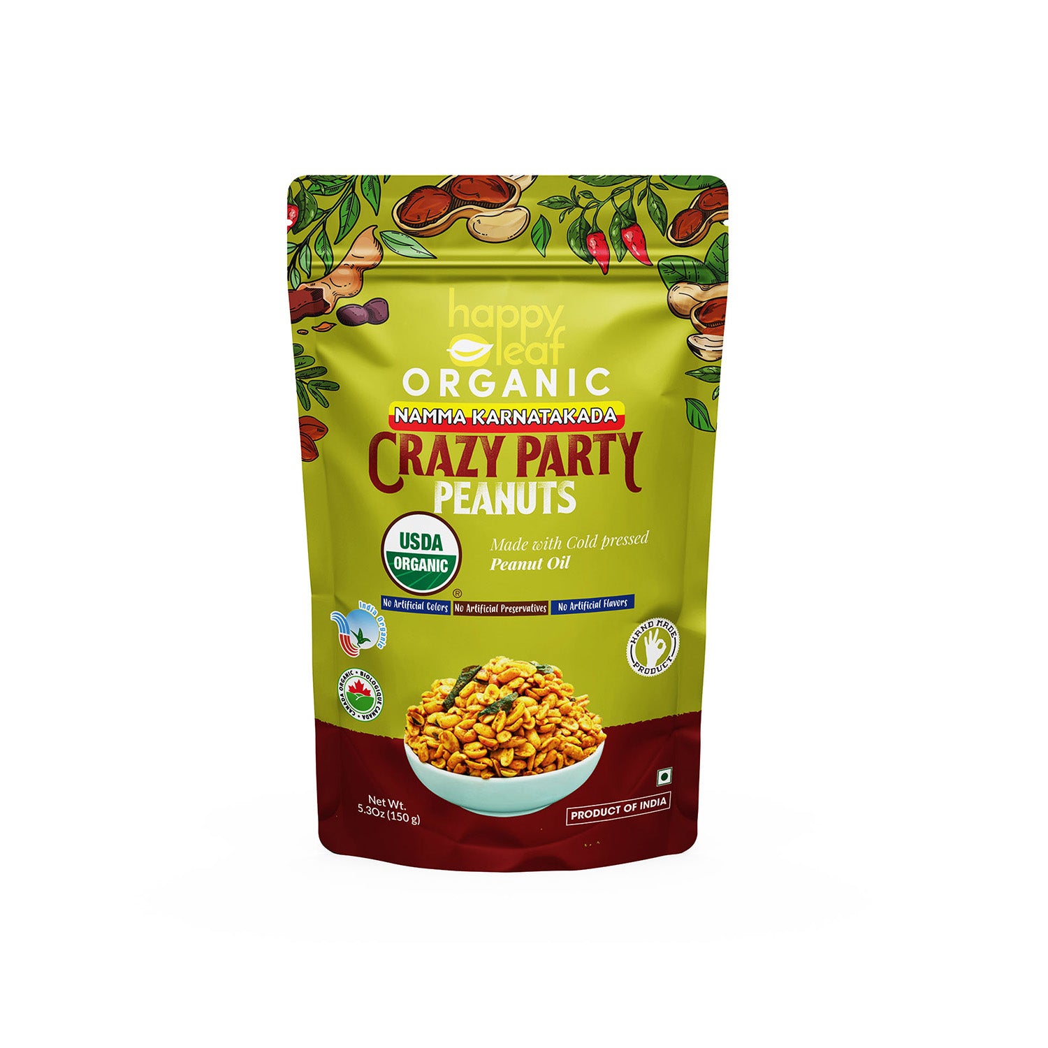 Organic Party Peanuts 6 oz – Lets Organic