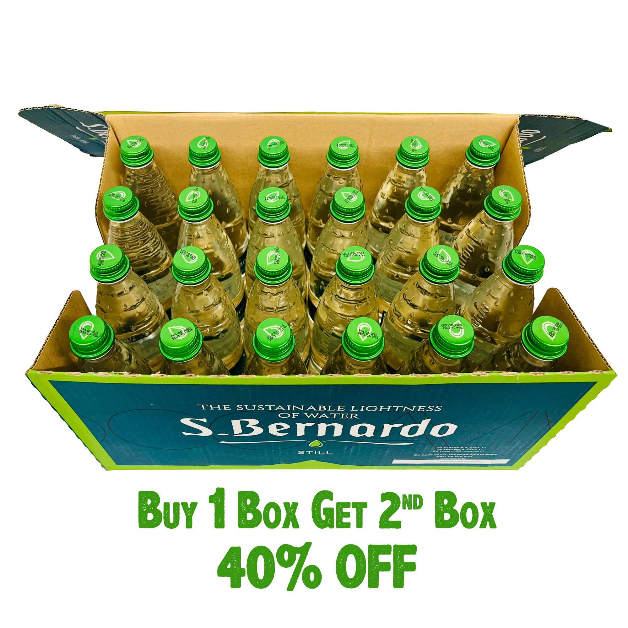 Buy 1 Mineral Water Box, Get 2nd at 40% OFF – (330mL x 24) – Lets Organic
