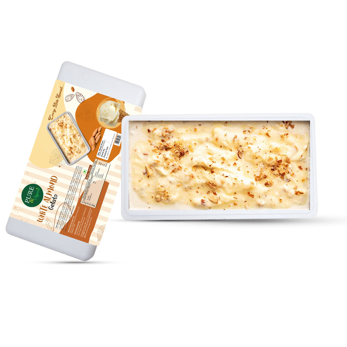 Almond Gelato Made With Organic Ingredients – Lets Organic