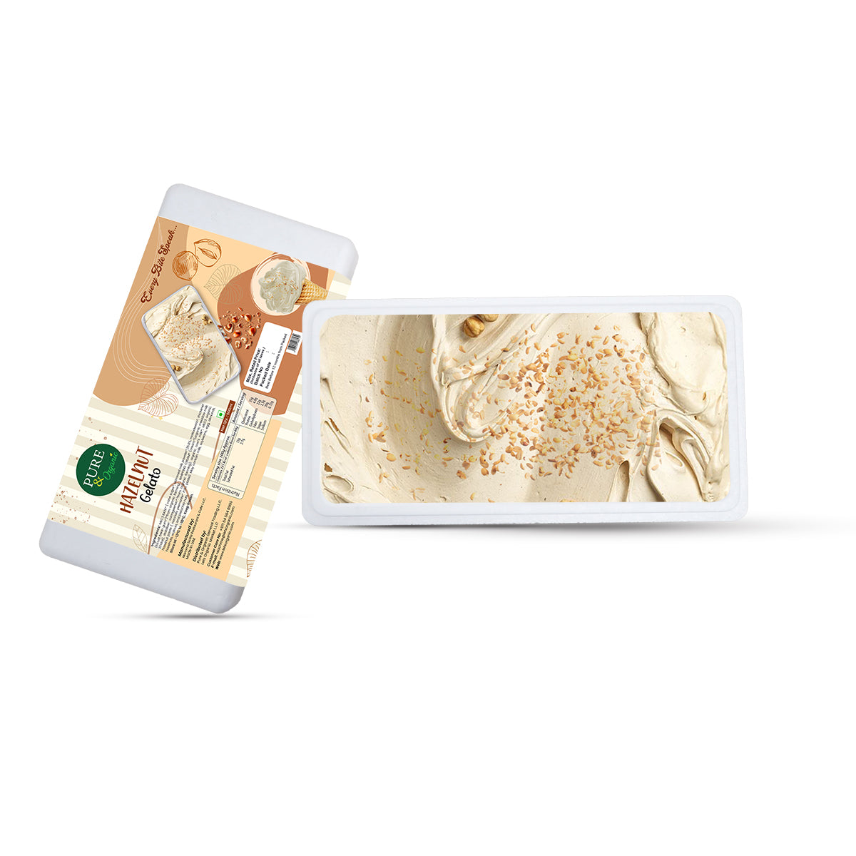 Hazelnut Gelato Made With Organic Ingredients – Lets Organic