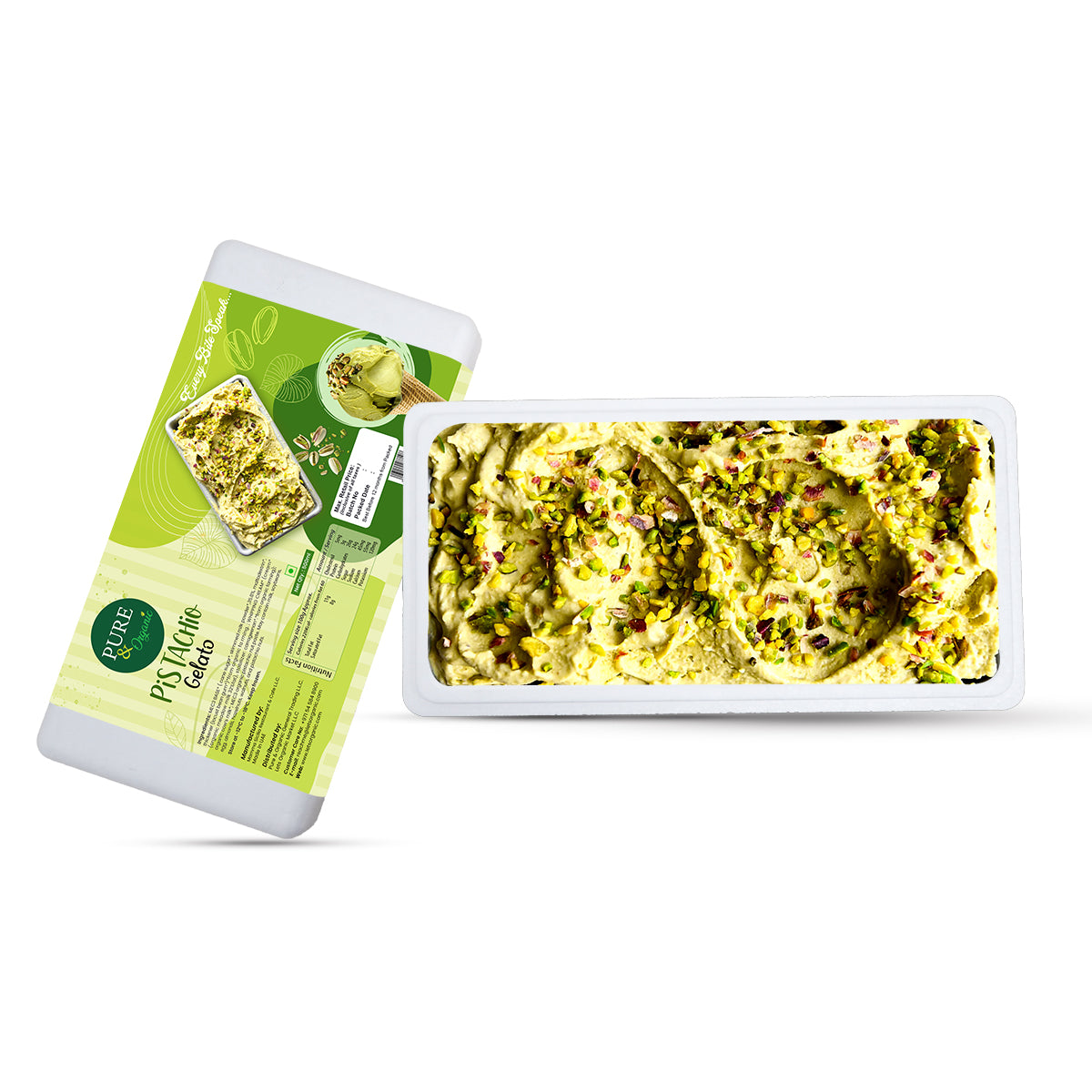 Pistachio Gelato Made With Organic Ingredients – Lets Organic