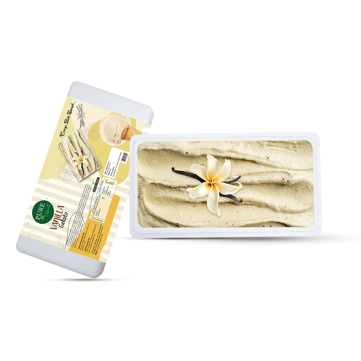 Vanilla Gelato Made With Organic Ingredients – Lets Organic