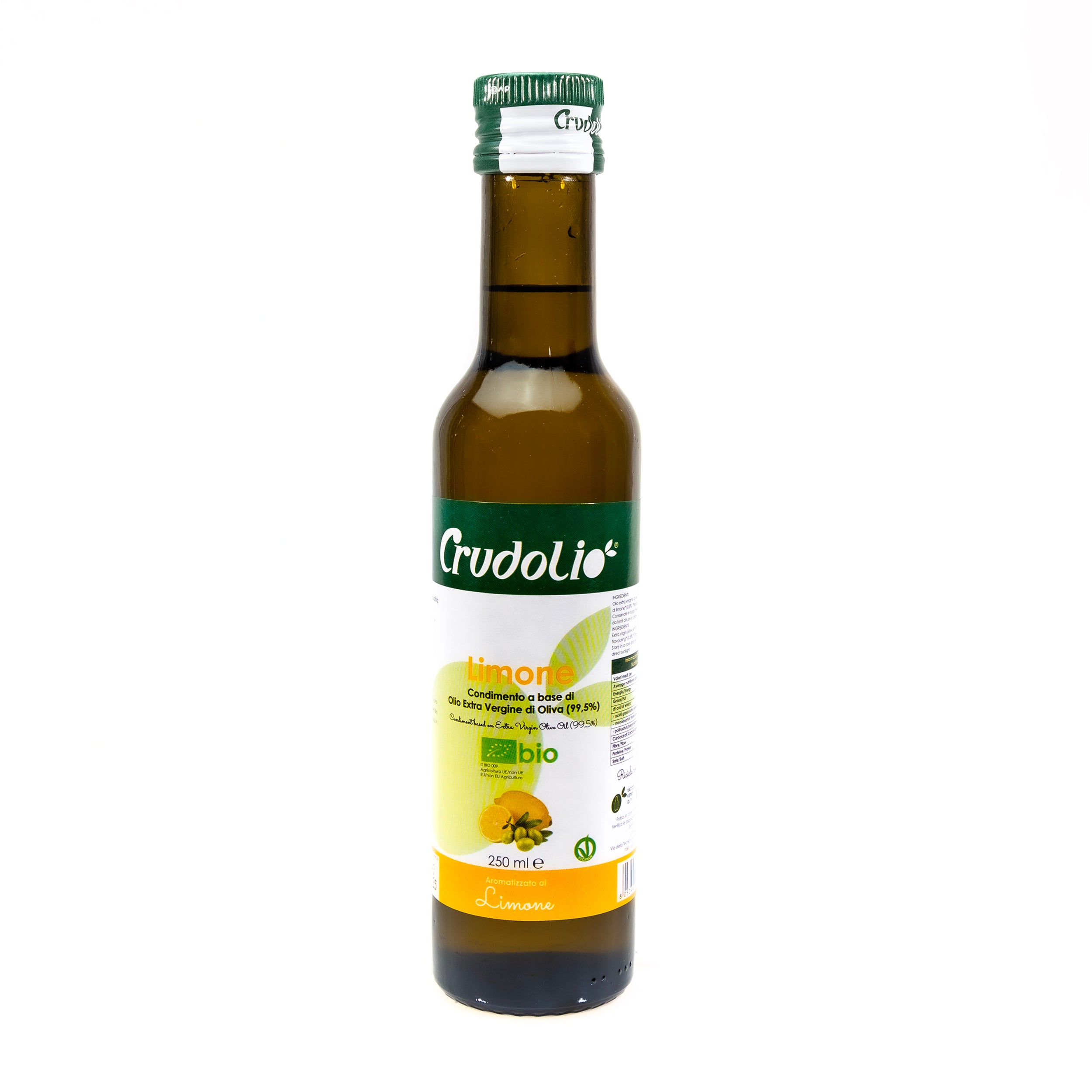 Buy Crudolio Organic Extra Virgin Olive Oil with Lemon 250ml Online ...