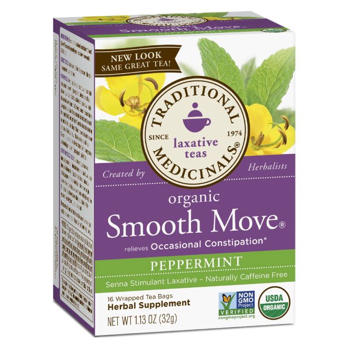 Organic Smooth Move Peppermint 16 Tea – Lets Organic