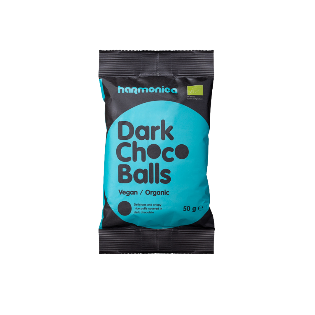 Organic Dark Chocolate Rice Puffs 50g – Lets Organic
