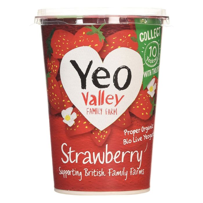 Organic Strawberry Yogurt 450g – Lets Organic