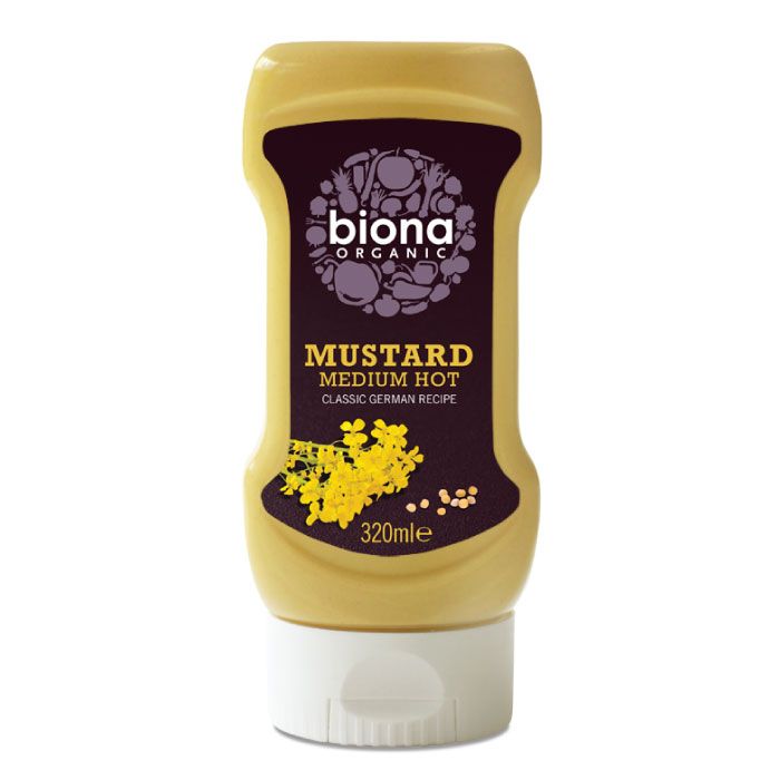Organic Mustard Medium Hot Classic German 320g – Lets Organic