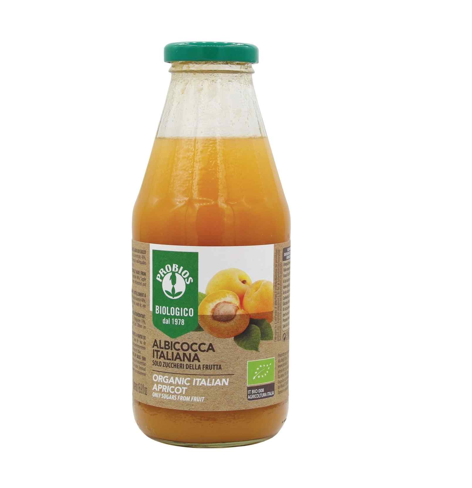 Organic Italian Apricot Juice 500ml – Lets Organic