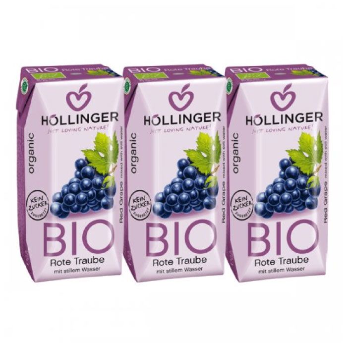 Organic Red Grape Juice 3X200Ml – Lets Organic