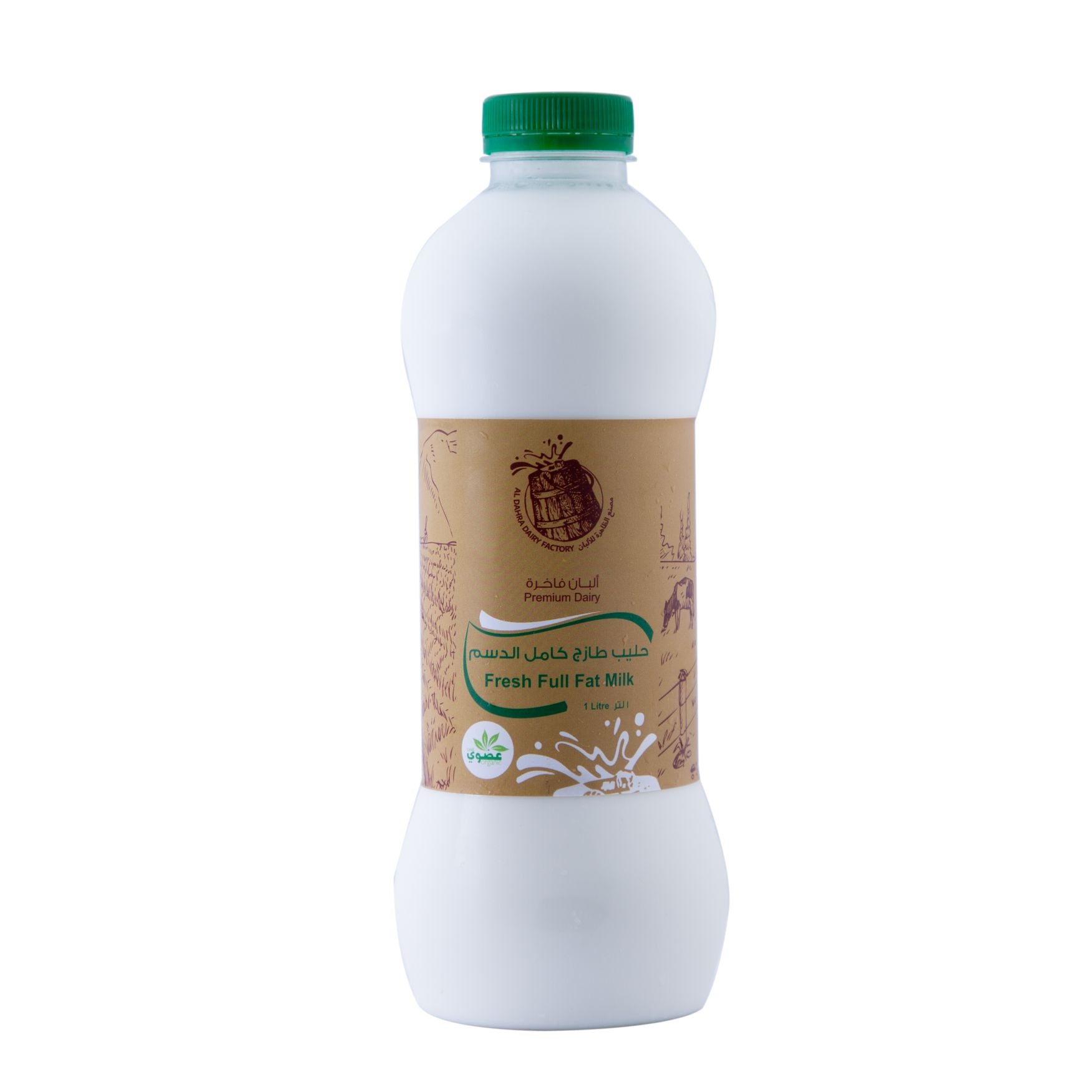 Fresh Full Fat Milk 1 Litre - Lets Organic