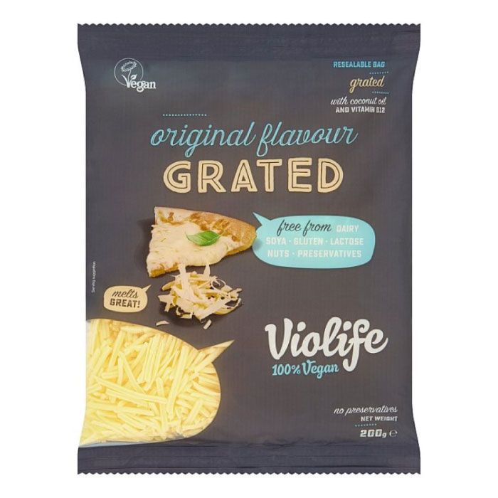 Vegan Flavour Grated Cheese 200g – Lets Organic